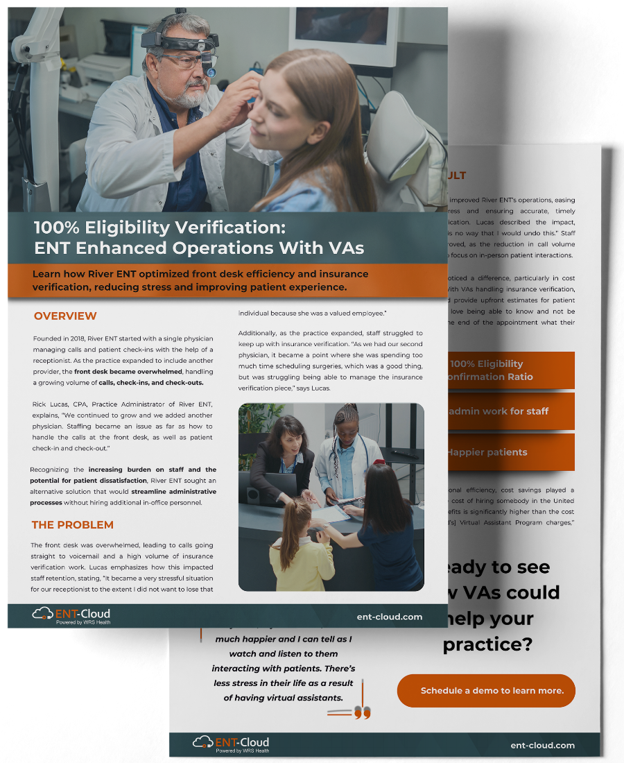 Reduce Front Desk Stress & Improve Efficiency | ENT-Cloud