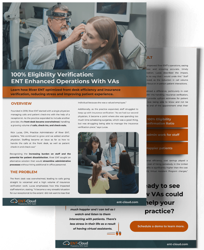 Reduce Front Desk Stress & Improve Efficiency | ENT-Cloud